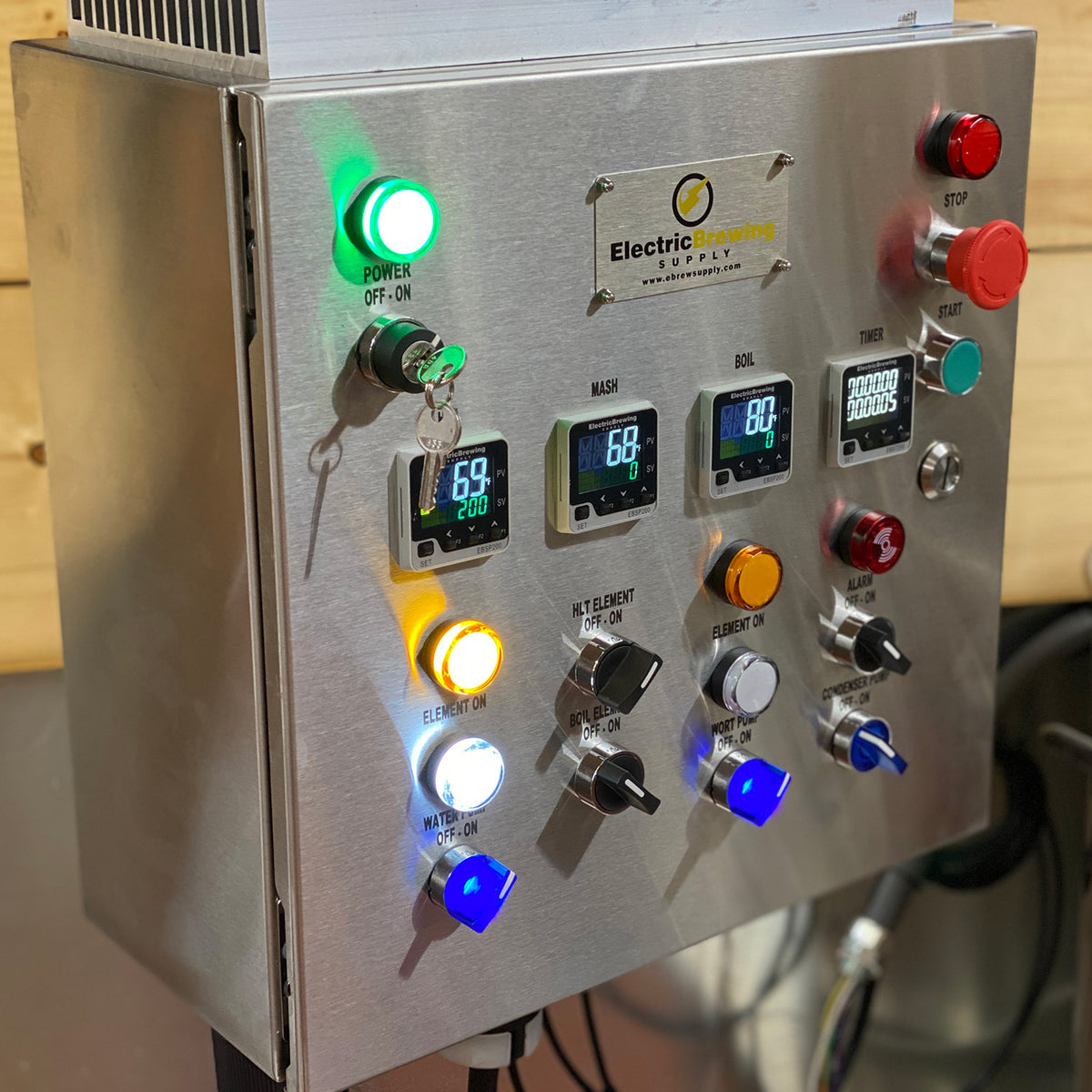 PID Series 2-element Control Panel – Electric Brewing Supply